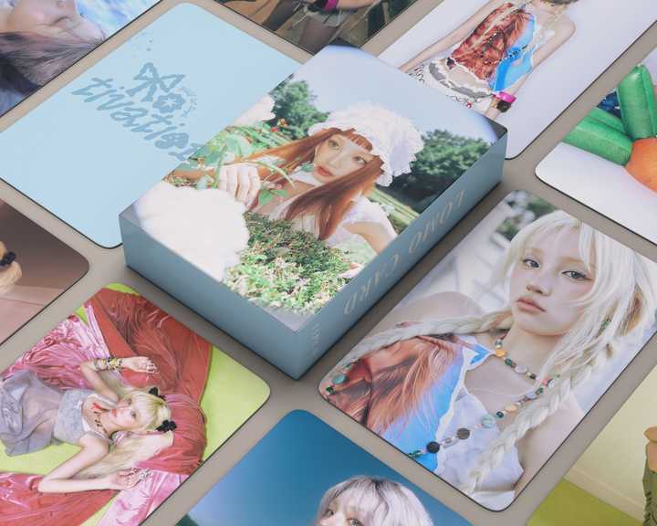 KPOP Idol 55pcs/box I-DLE Song Yuqi Motivation Laser Photocard ...