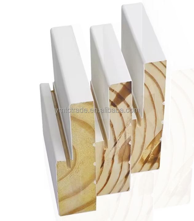 Primed Pine Wood Door Jamb Board Architrave White Painted Flooring Wood ...