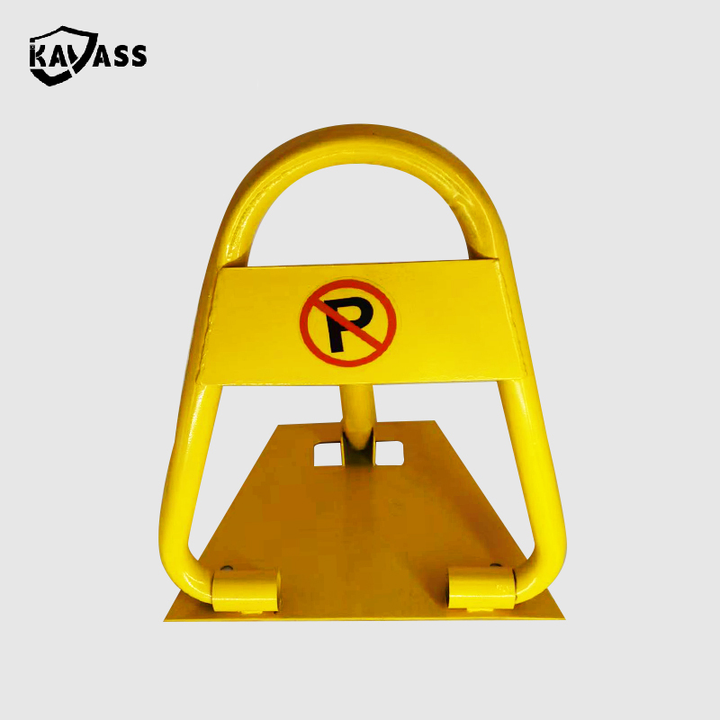KAVASS Heavy Duty Yellow Powder Coated Stainless Steel Parking Space ...