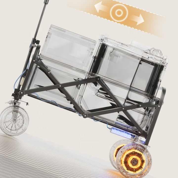 Sports Collapsible Folding Outdoor Utility Wagon Electric Motorized ...