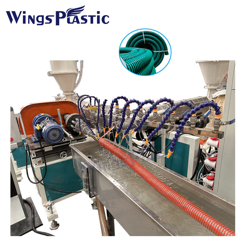 Plastic PVC Hose Extrusion Machine Line for PVC Spiral Reinforced ...
