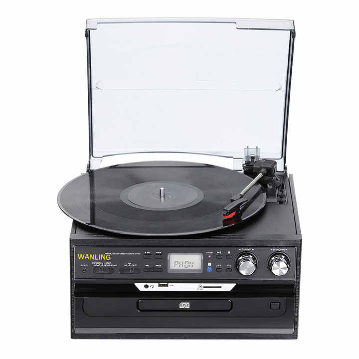 Professional Gramophone Cd Player Wireless Bluetooth Multimedia ...