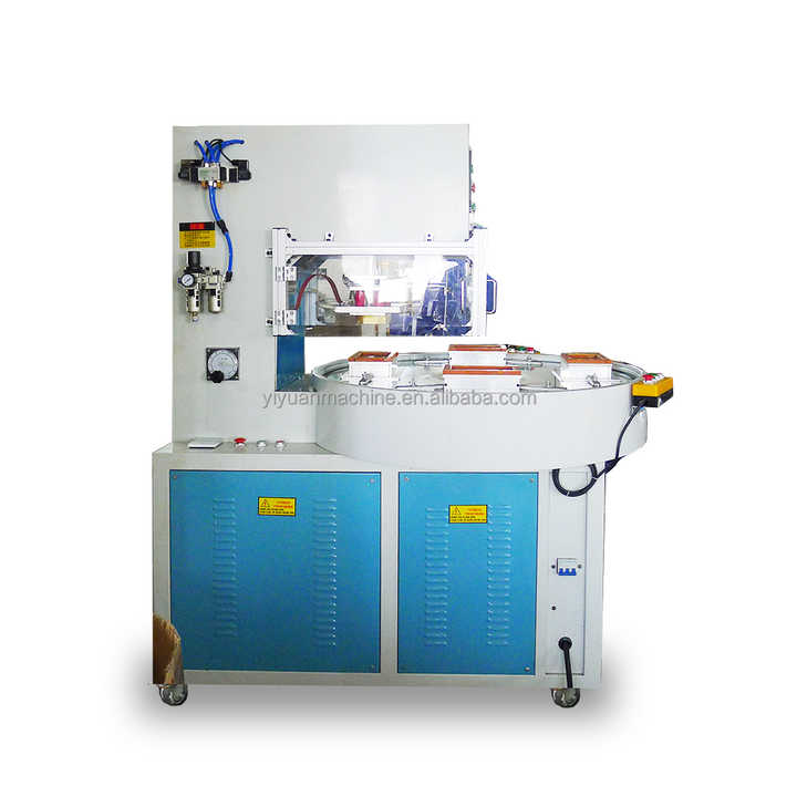 10KW Hydraulic Rotary Type Four Stations Tpu Badge Patches High ...