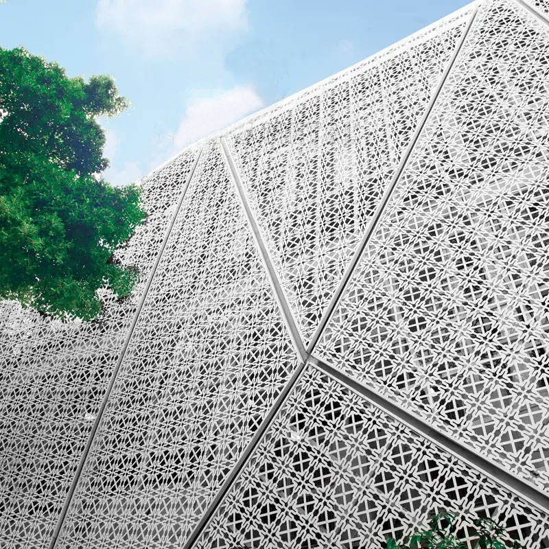 Architectural Solid Aluminum Facade Panels for Exterior Wall Cladding ...