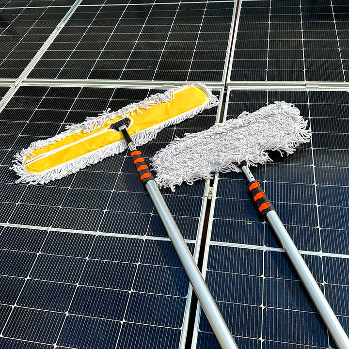 SUNNOVA T1 Professional Large Farms Solar Panel Cleaning Mop Extra Long ...
