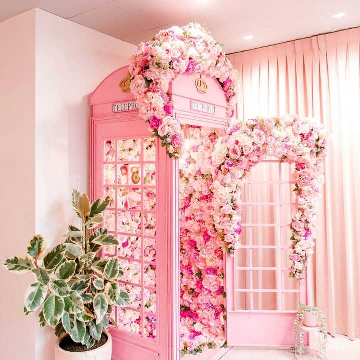 POSH Detachable Metal Iron Big Blue Pink Ken Photo Booth Box for Girl ...