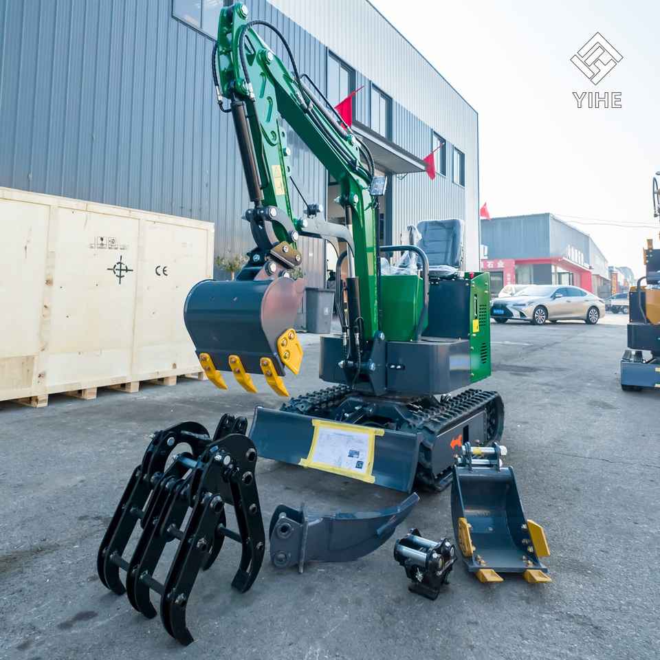 1.2 Ton Compact Farm Excavator Ideal for Orchard Greenhouse Trenching ...