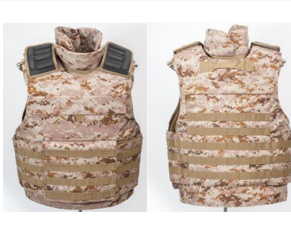 Full Tactical Body Armor - Polish Desert Camo Vest