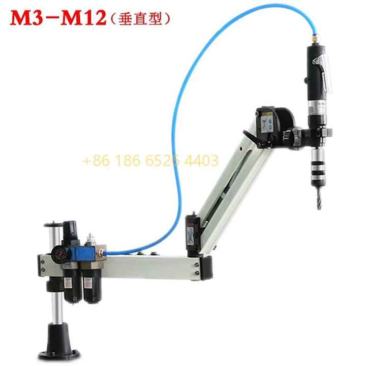 M3-M12 Swing Arm Tapping and Drilling Arm Vertical Air Tapping Machine ...