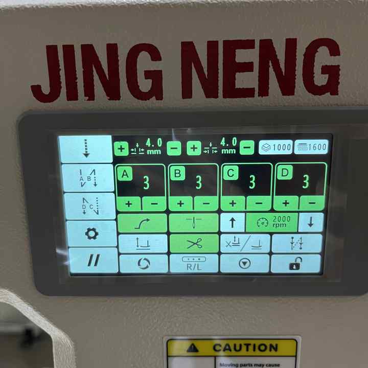 Single Needle Computer Sewing Machine with Stepper Motor Automatic ...