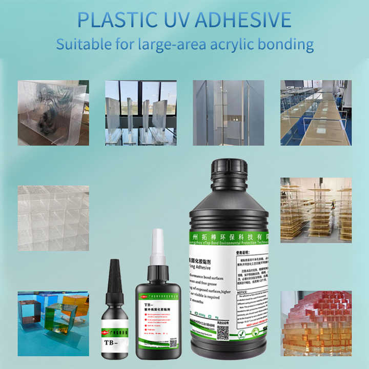 UV Curing Adhesive High Transparency Acrylic Acid UV Glue for PMMA PE ...