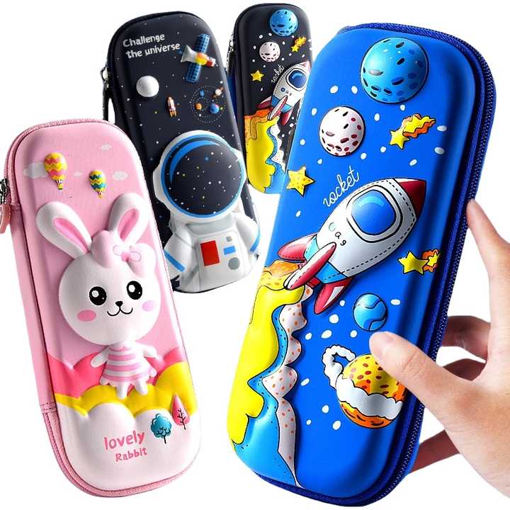 Beyond Large Capacity 3D Eva Rocket Kawaii Pencil Case