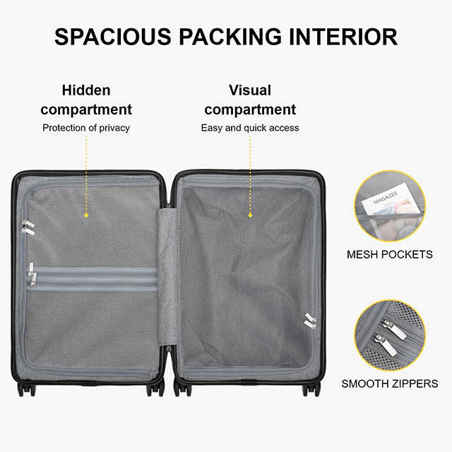 Custom Designed Luggage Airline Carry-On Lightweight Business Trolley ...