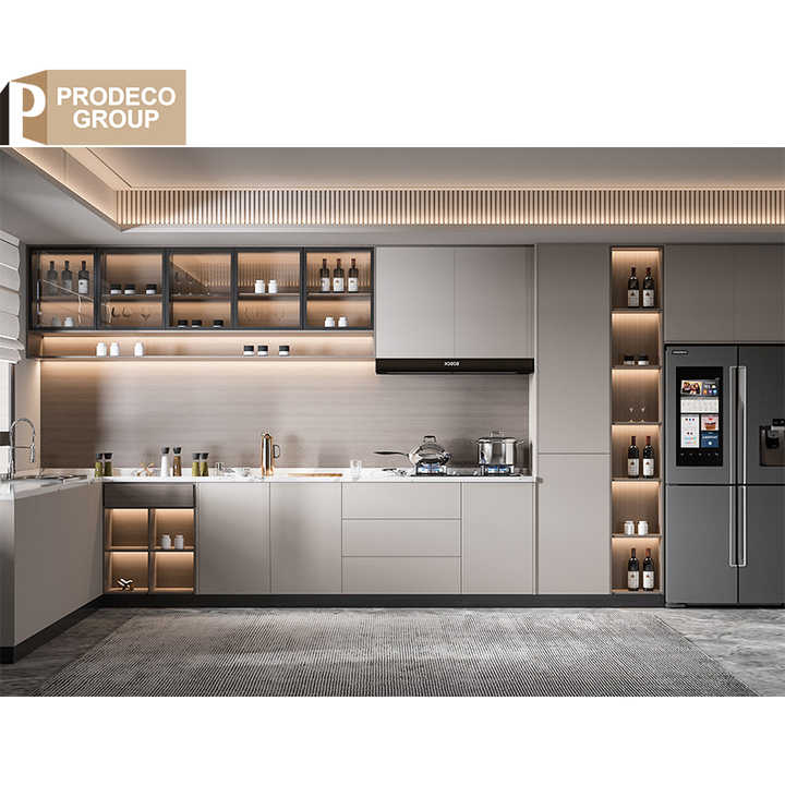 Prodeco White Kitchen Furniture - Modern Luxury Cabinets