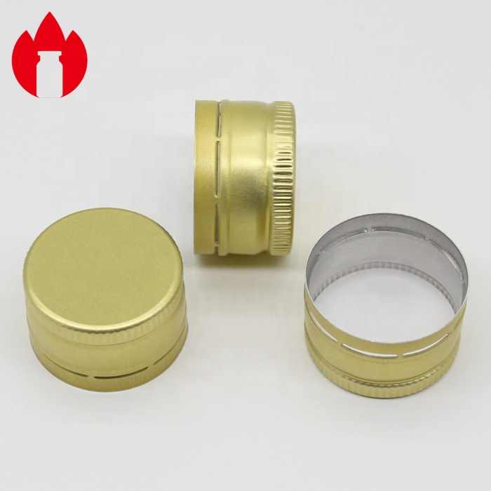 28mm Anti-Theft Aluminum Cap for Beverage Glass Bottle