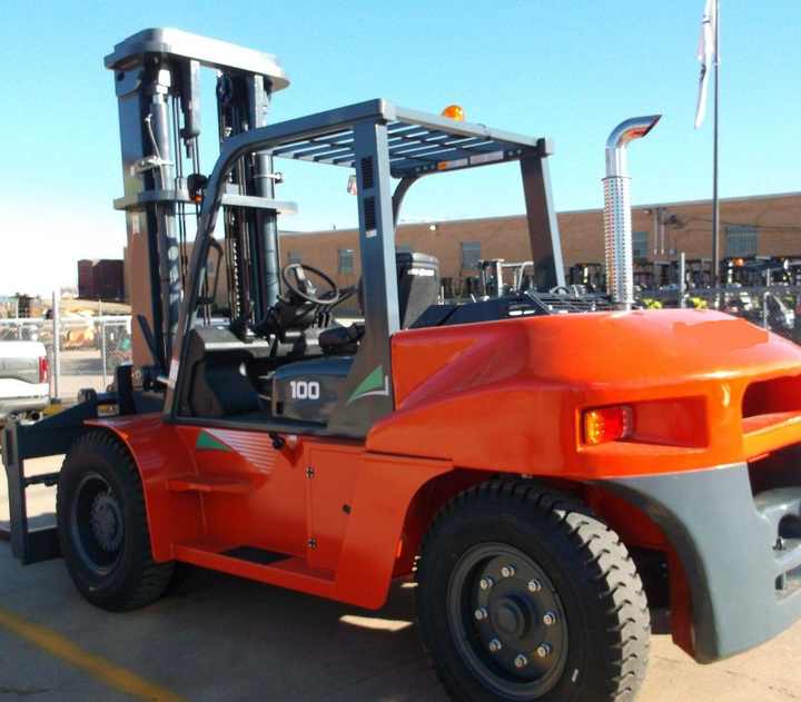 Powerful 10ton Industrial Vehicles Lift Carrier CPCD100 Lift Stacker ...