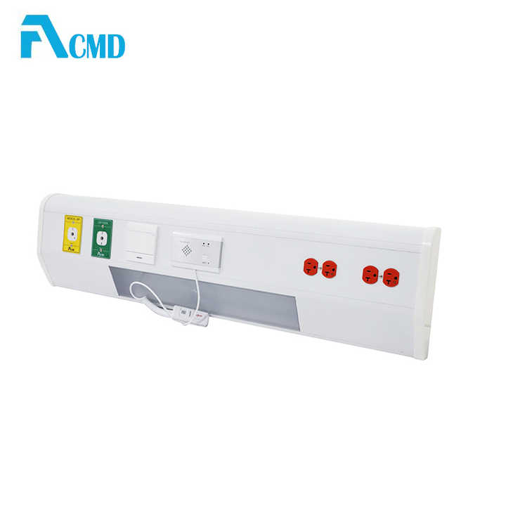 Medical Equipment Hospital Bed Head Unit with Gas Outlet