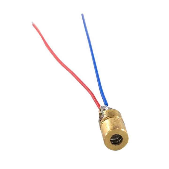 Mini Laser Diode 650nm 6mm 5V 5mW Adjustable Laser Dot Diode Module Red ...
