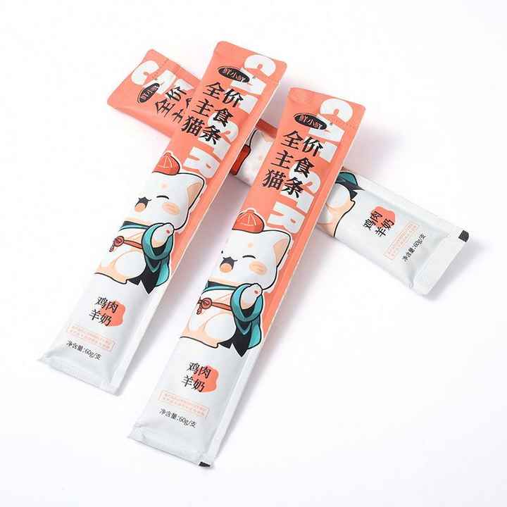 Best Selling 15G Cat Bars Treat Snack Staple Wet Food Cat Strips For ...