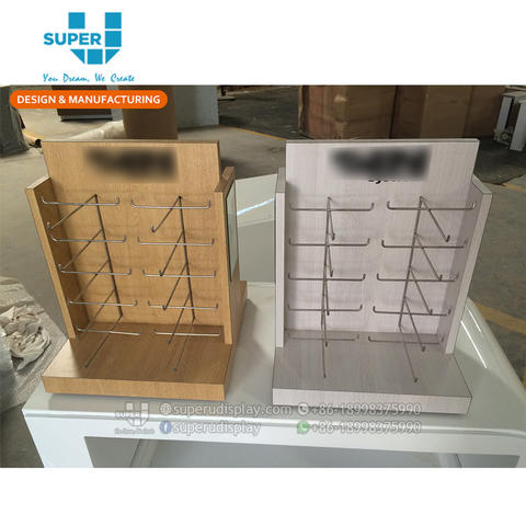 Custom Round Rotating Sock Counter Display Rack - POP Up