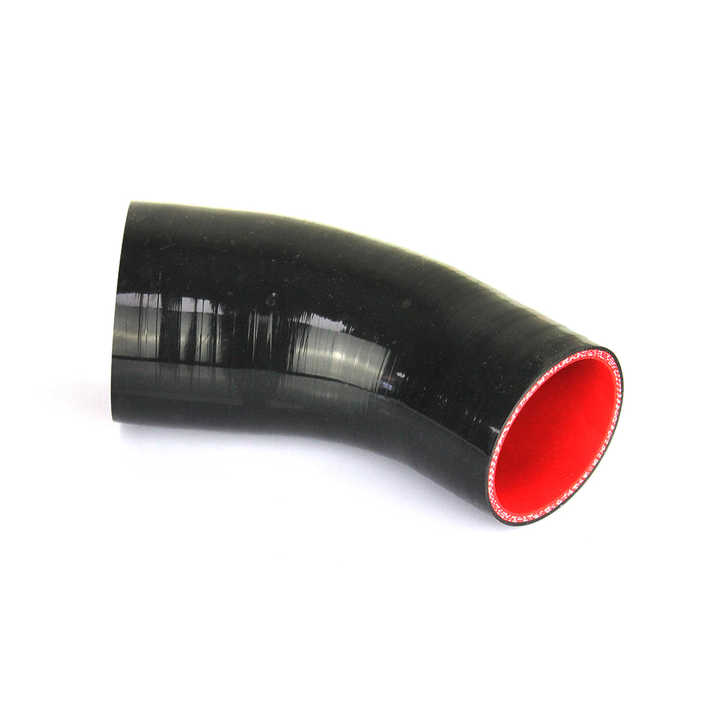 45 Degrees Reducer Silicone Elbow Hose 38MM-89MM Rubber Joiner Bend ...