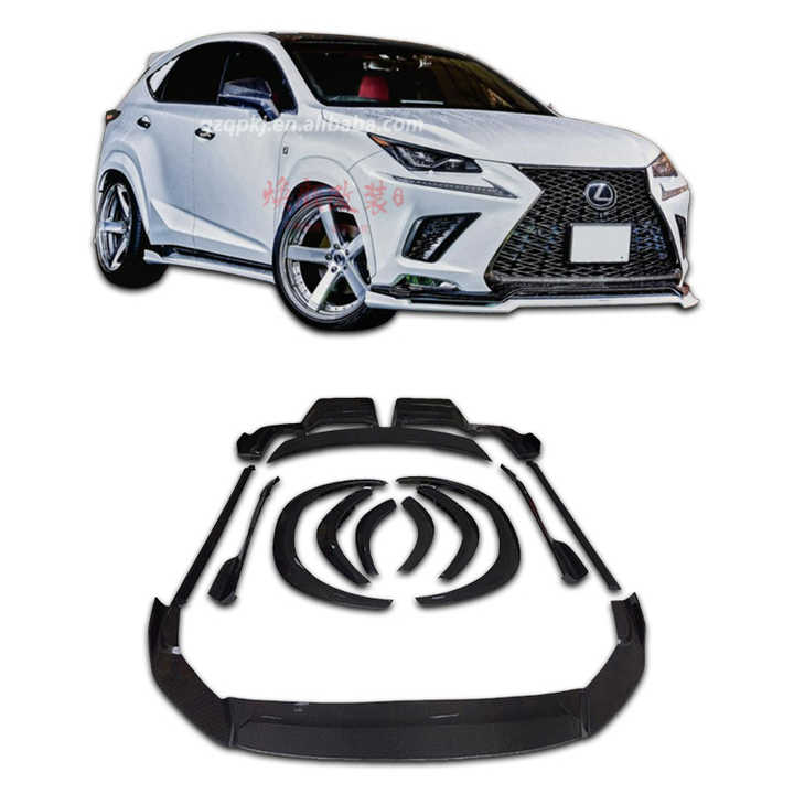 Carbon fiber body kit For 2017 and 2020 lexus NX200 NX300 spade shovel ...