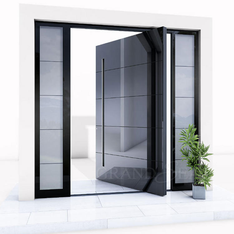 American Modern House Villa Exterior Door Aluminium Stainless Steel ...