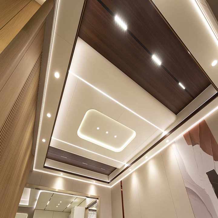 Fireproof Creative Perforated Aluminum Ceiling Panel Interior ...