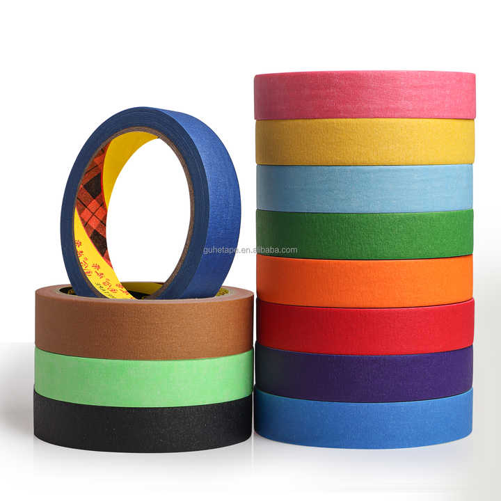 8 Colored Heat-Resistant Masking Painters Tape for Arts Crafts Kids ...