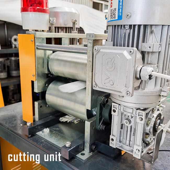 LDPE Plastic Mango EPE Foam Fruit Net Cover Machine Single-Screw Design ...