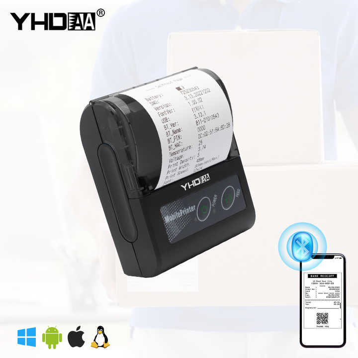 Portable Mobile USB Bluetooth Wireless Ticket Printer Imprimante Thermique 58mm POS Thermal ...