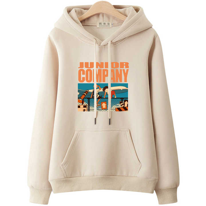 New Winter Fashion Custom Pattern Printed Hooded Sweatshirt Simple ...