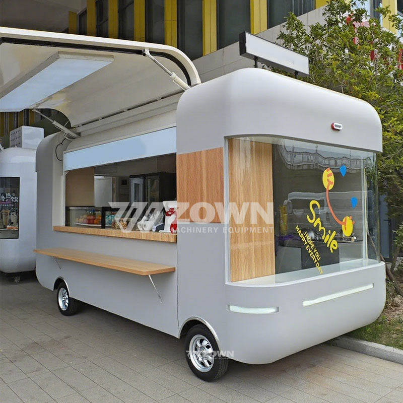 Wholesale Electric Mobile Kitchen Cart Electric Food Truck Coffee Snack ...