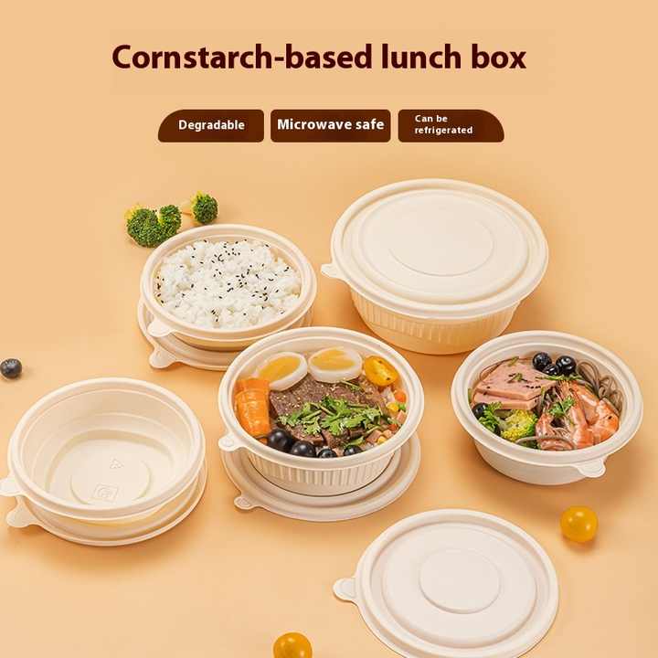 Biodegradable Disposable Lunch Box Fast Food Takeout Packaging ...