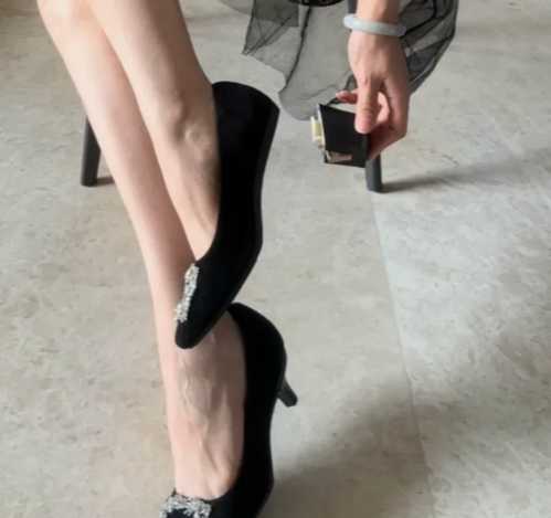 Convertible High Heels - Flattened Shoes with Detachable Heels