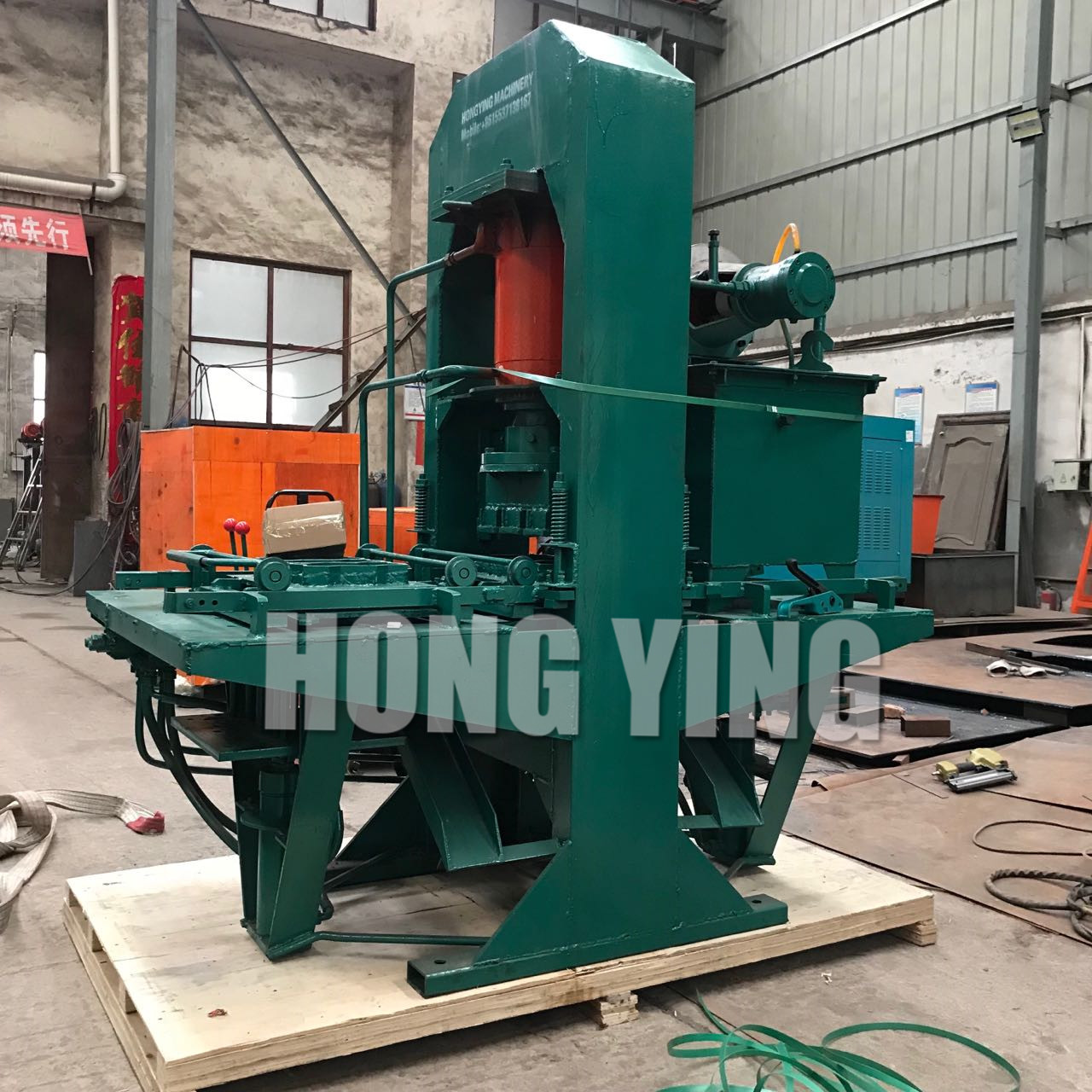 Hyper Hydraulic Pressed Concrete Paver Brick Block Moulding Making ...