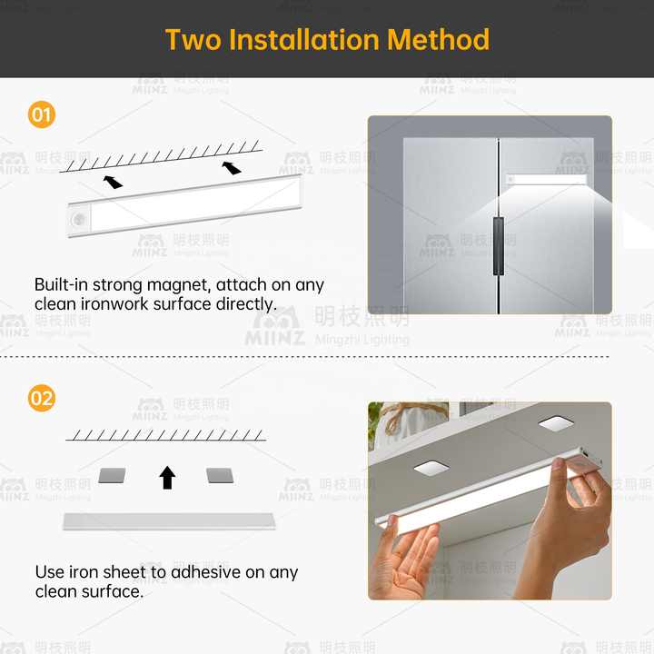 Wholesale OEM Under Cabinet Motion Sensor Light, 3000K/4000K/6000K ...