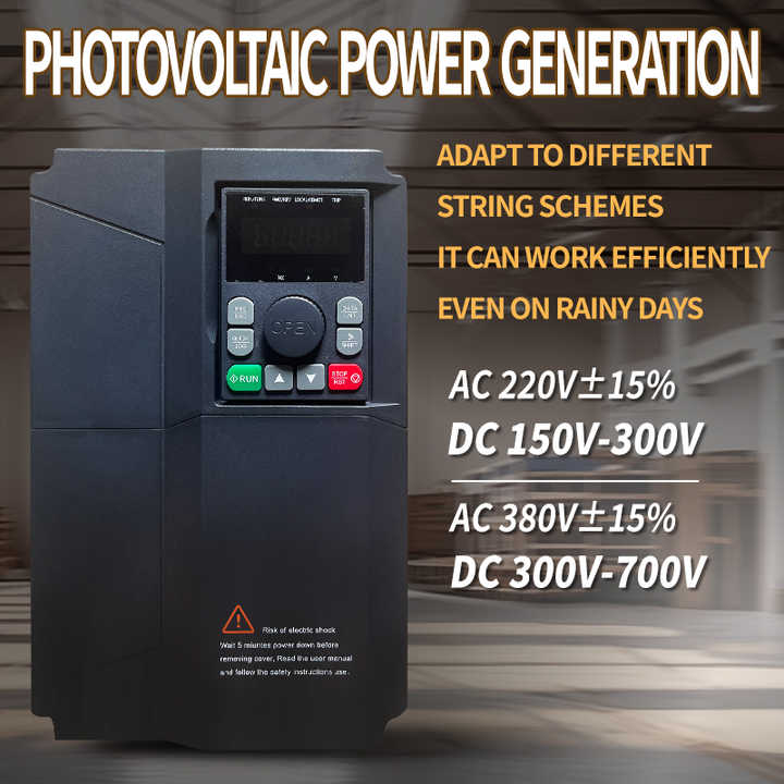 Best 4.0KW Solar Inverter 220v/380v V/F Speed Control Variable ...