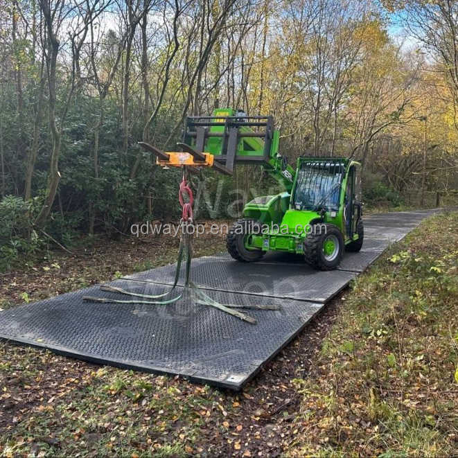UHMWPE Temporary Road Mat, Customizable Road protection Pads, Used to ...