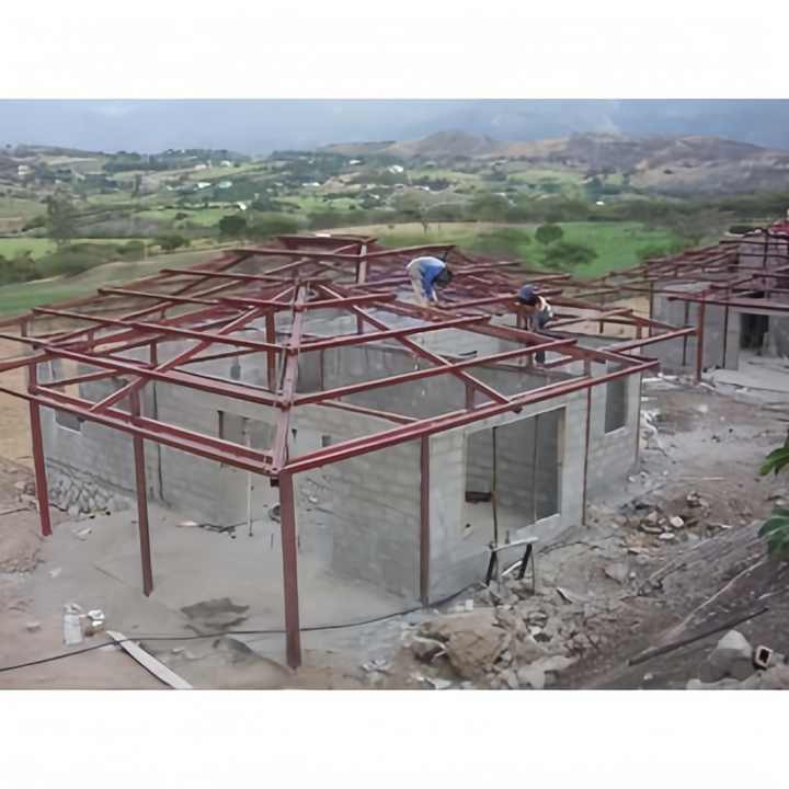 Luxury Two-Storey Steel Frame Prefab Steel Structure Building for ...