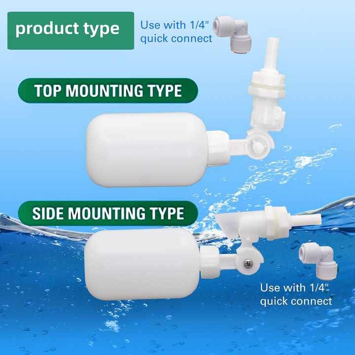 New Poultry & Cattle Water Bowl Plastic Float Valve with Water-Saving ...