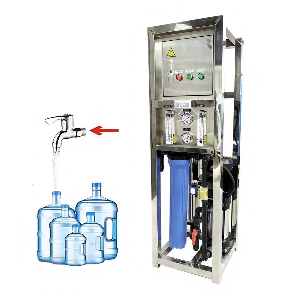 RO Filter FRP Tank Booster Pump Simple Type Home Commercial Use High ...