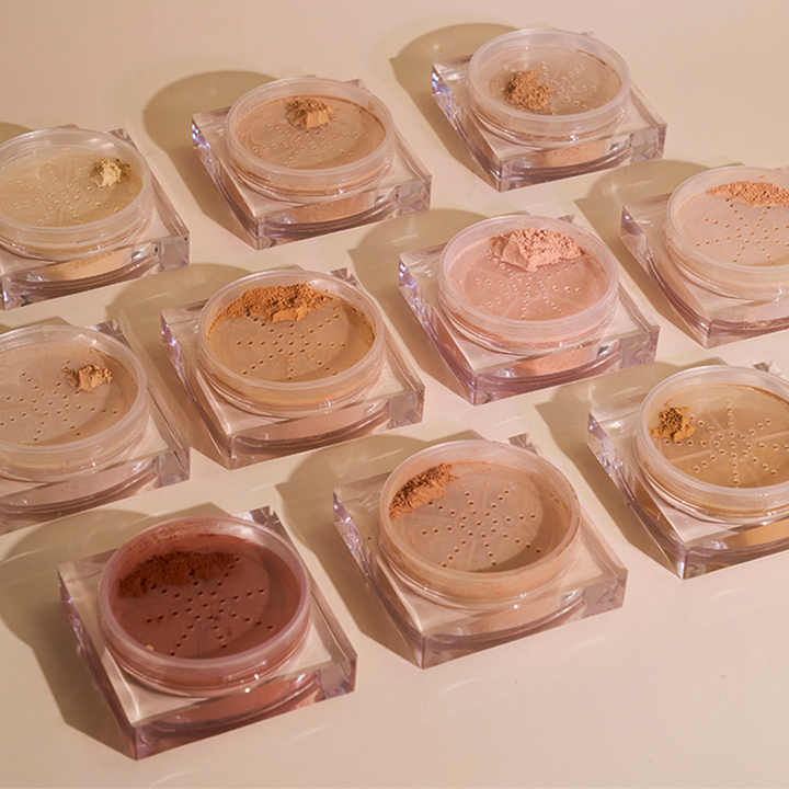 Cosmetics Rose Gold Loose Powder Oil Control Matte Shine HD Long ...