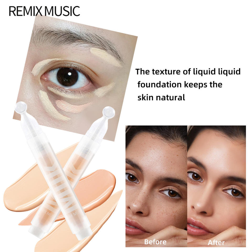 Sunshine Waterproof 2-Color Concealer Pen Oil Control Dark Circle ...