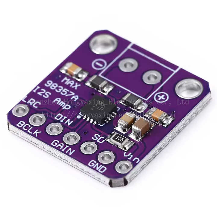 MAX98357 I2S Unfiltered D-Class Audio Amplifier Module Supports ESP32 ...