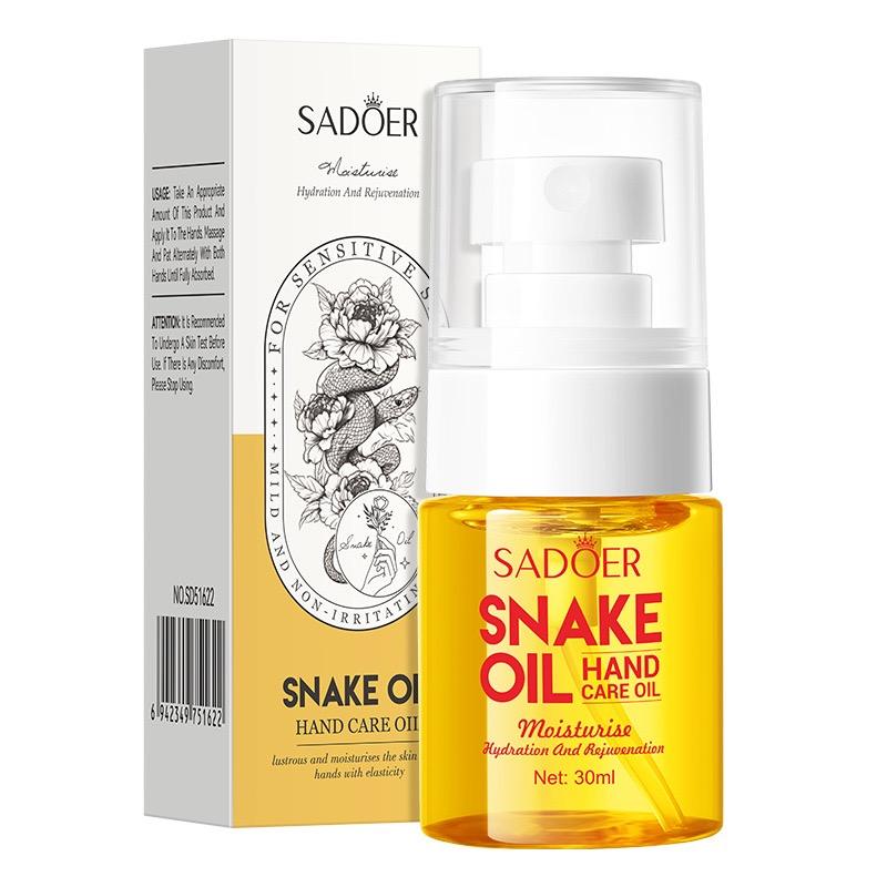 SADOER Intensive Repair Snake Oil Hand Cream Deep Moisturizing Non ...