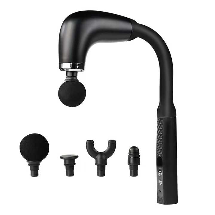 Massage Gun with Upgraded Extension Handle for Full-Body Relief