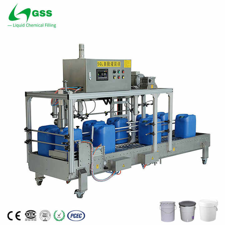 GSS 10-30L Semi Automatic Digital Liquid Methyl Acetate Ink Acid Paint ...