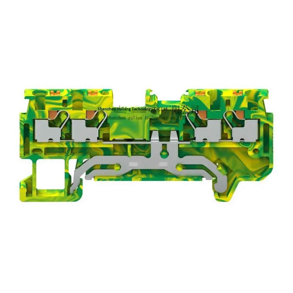 DECA Industrial Interconnection Ground Terminal Rail Type Spring Type ...