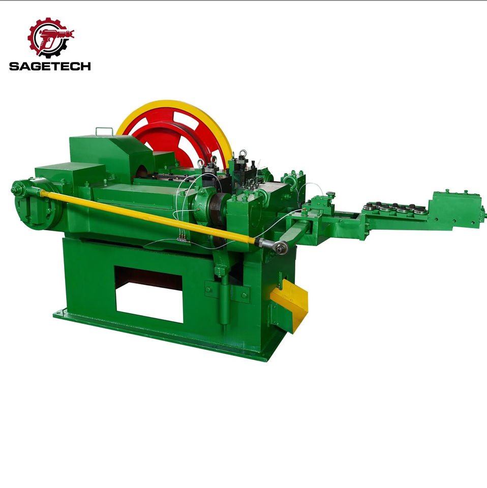 SageTech Automatic Small Iron/Concrete Nail Making Machine 300pcs/min ...